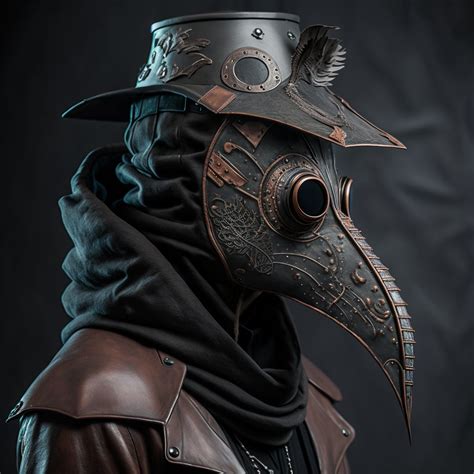 Plague Doctor Mask Digital Art Collection Etsy