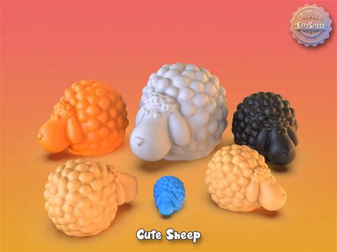 可爱的小羊 来自 Ezzysziggy Makerworld