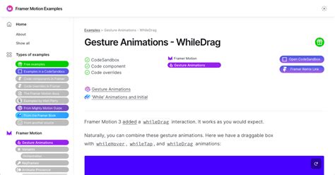Framer Motion Example Animate Presence