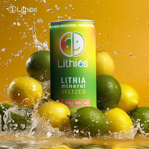 Lithia Lithiosenergy Refreshingtaste Electriclime Lithios Beverages
