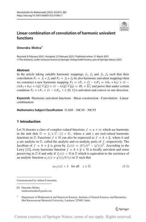 Linear Combination Of Convolution Of Harmonic Univalent Functions