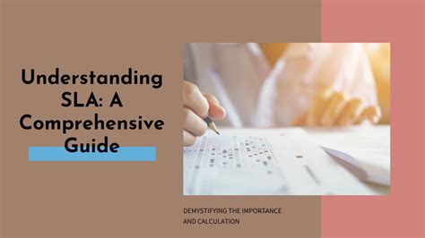 Demystifying Sla Understanding Importance And Calculation