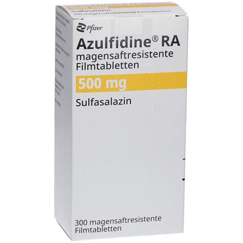 Azulfidine® Ra 500 Mg 300 St Mit Dem E Rezept Kaufen Shop Apotheke