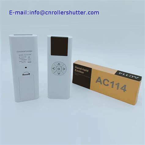 Ac114 02b Roller Shutter Remote Control Rf Transmitter