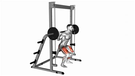Smith Machine Full Squats Exercise Guide How To Muscles Worked