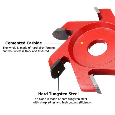Röd 75 100mm Rätvinklig Kälskiva Hexagonal Blad Te Grandado