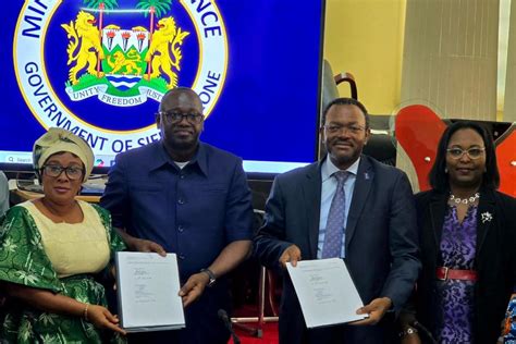 105 Million Livestock And Livelihood Development Program Financing Agreement Signed In Freetown