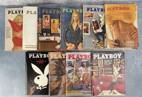 At Auction 1970s Playboy Magazines