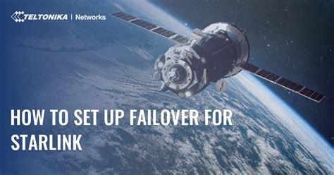 how to set up failover for starlink teltonika