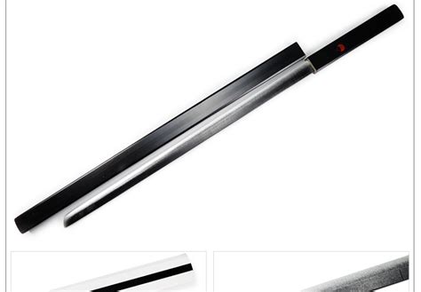 火影忍者黑白佐助刀草稚剑草雉剑动漫表演木刀 阿里巴巴