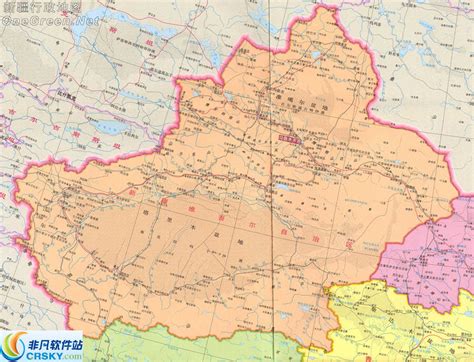 新疆地图全图界面预览 新疆地图全图界面图片下载 非凡软件站