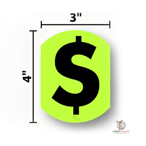 Bubble Digits Window Sticker Numbers Car Dealers