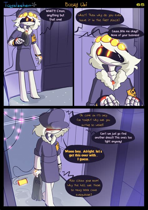Rule 34 1boy 2024 2d Boozy Uzi Comic Comic Page Dialogue English Text