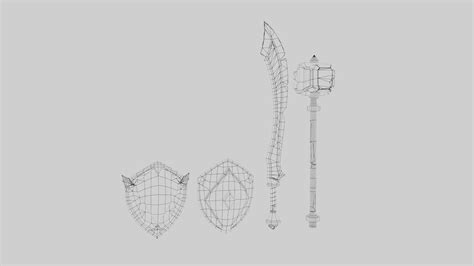 Fantasy Weapon 3d Model Turbosquid 2081973