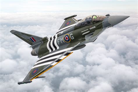 Fotos Eurofighter Typhoon Da Raf Com Pintura Comemorativa Do 80º