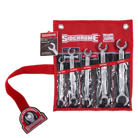 Sidchrome Spanner Set Fl Nut Metric 5 Pieces Acl Industrial Technology