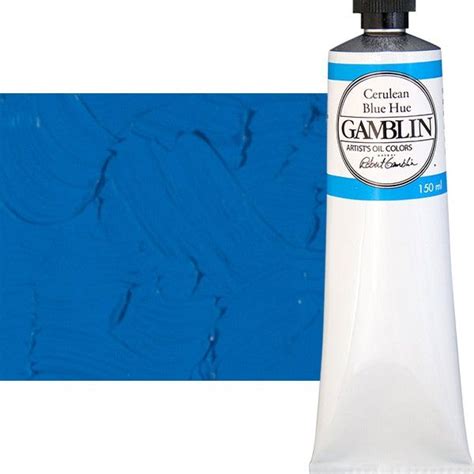 Gamblin Artists Oil Cerulean Blue Hue 150ml Tube Jerrys Artarama