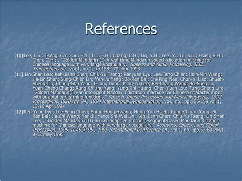 Ppt An Introduction To Mandarin Speech Recognition Powerpoint Presentation Id 2009990