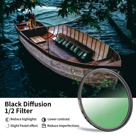 Getuscart Walkingway 43mm Black Diffusion Filter 1 2 Pro Mist Camera