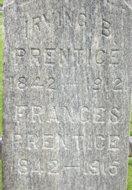 Frances Hart Prentice 1842 1915 Mémorial Find A Grave