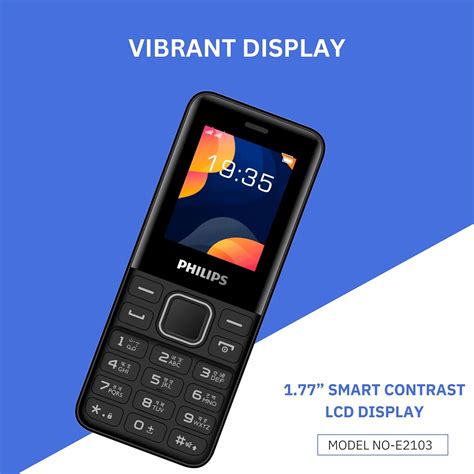Philips All New E2103 Sleek And Stylish Keypad Mobile Eshopy