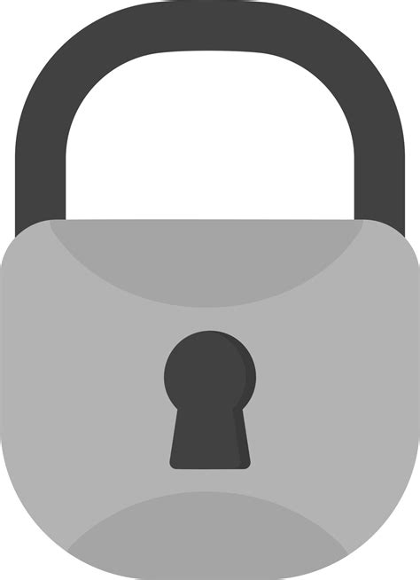 Lock Vector Icon 20442010 Vector Art At Vecteezy