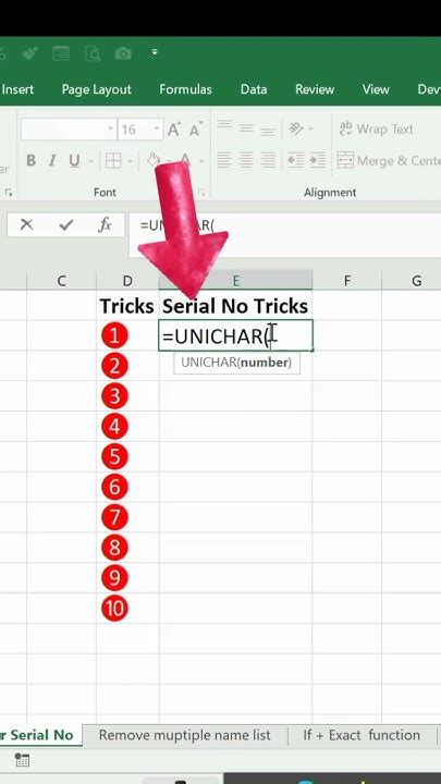 Exceltips How To Update New Serial Number Tricks In Excel Excel Exceltricks Trending