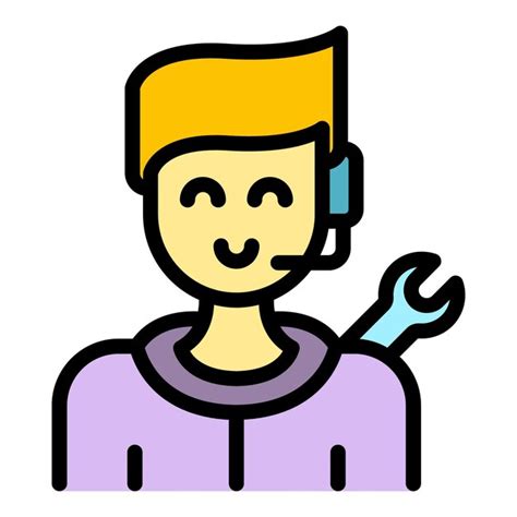 Premium Vector Technical Consultant Icon Outline Technical Consultant