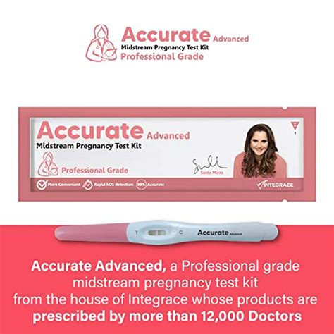 Buy Accurate Advanced Pack Of 5 One Step Midstream Urine Hcg