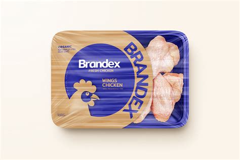 Chicken Wings Packaging Organic And Premium Design Behance
