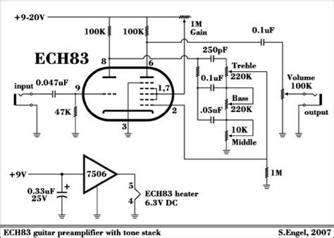 Engel Sound Experiment Ech83 Tube Preamplifier Valve Amplifier