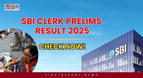 Sbi Clerk Prelims Result 2025 Check Details Here
