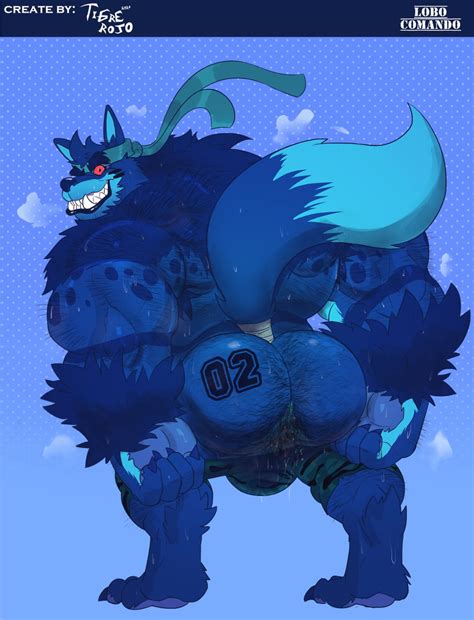 Rule 34 1397 David Anthro Anus Ass Balls Bara Barazoku Big Ass Big Balls Big Penis Blue Body
