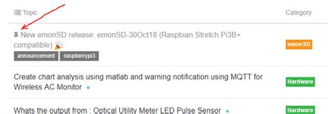 Pinned Posts Forum OpenEnergyMonitor Community