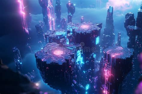 A Futuristic 3d Background Where Hexagonal Tiles Form A Layered Multidimensional Structure