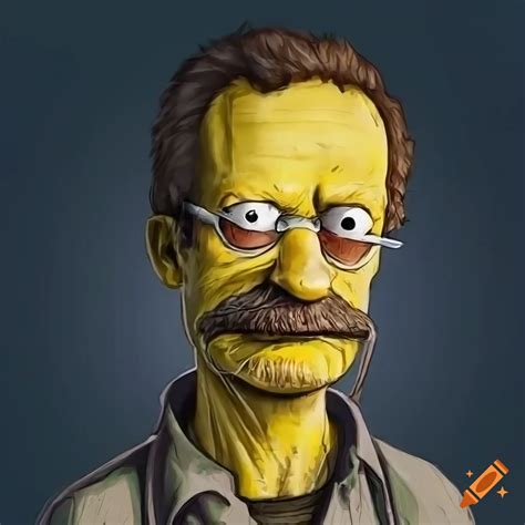 Digital Art Of Realistic Ned Flanders In The Walking Dead Style On Craiyon