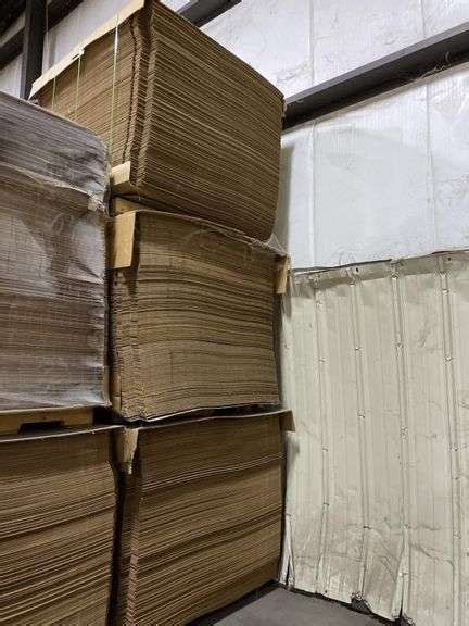 3 Pallets Of 1000 Die Cut Pallet Caps Legacy Auction Company