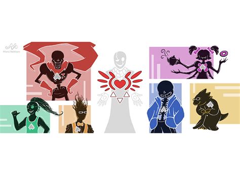Undertale Souls And Shadows By Marcel Nehlsen On Dribbble