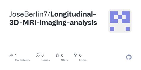 Pulse · Joseberlin7longitudinal 3d Mri Imaging Analysis · Github