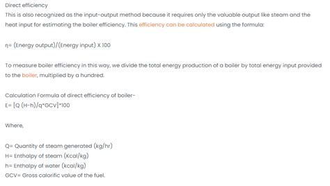 Boiler Efficiency Equation At Monique Wilkerson Blog