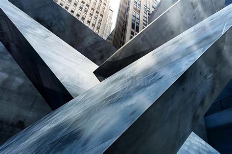 Abstract Architectural Concrete And Steel Structure Design Stock Illustration Illustration Of