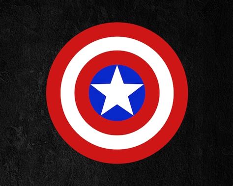Superhero Car Decal Captain America Shield Marvel Comics Life Size