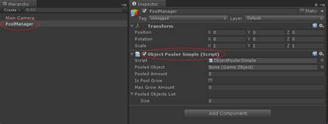 object pooling in unity 3d
