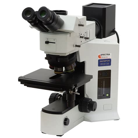 Olympus Bx51m Reflected Light Microscope 4 X 4 Stage Lab Equipment