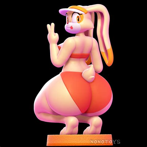 Cream The Rabbit At The Beach Nsfwsfw 3d Model By Nonotoys