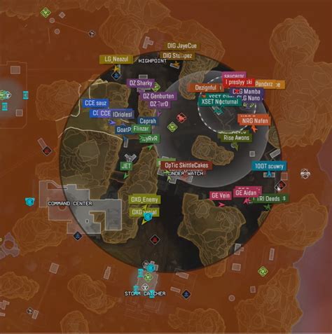 Map View Of A Stacked Endgame On Storm Point Algs 318 R