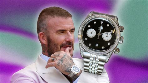 David Beckhams Latest Grail Is The Most Bling Tudor Watch Of All Time British Gq