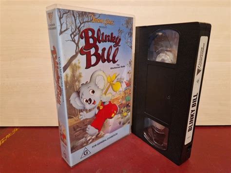 Blinky Bill The Mischievous Koala Australian Pal Vhs Video Tape