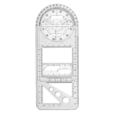 Geometric Drawing Template Measuring Tool For Arti Grandado
