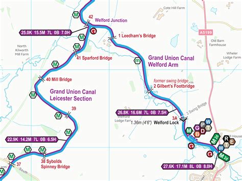 Llangollen Canal Maps Waterway Routes